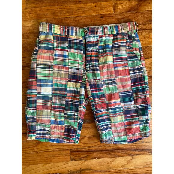 Ralph Lauren | Shorts | Ralph Lauren 9s Madras Plaid Patchwork Shorts ...